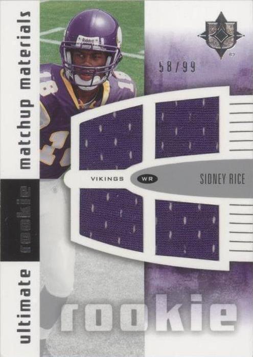 2007 Ultimate Collection - Ultimate Rookie Matchup Materials Sidney ...