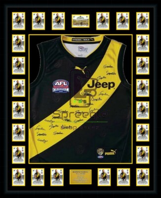 DIY Boxed 3D Sports Jumper Frame Kit for 25 Premiership cards AFL Footy ...