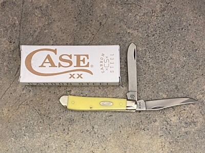 Case XX Yellow Synthetic Mini Trapper Pocket Knife 00029 3207 CS | eBay