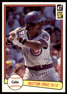 1982 Donruss Baseball Card Hector Cruz AA Chicago Cubs #57 | eBay