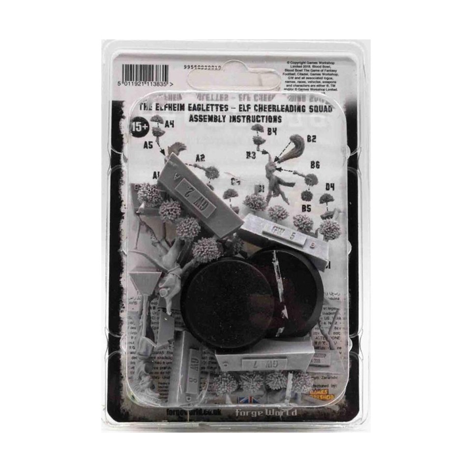 Games Work Blood Bowl 4e Elves Elfheim Eaglettes - Elf Cheerleading ...