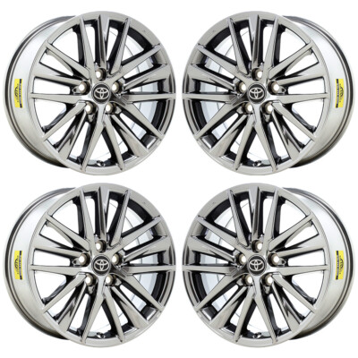 18" TOYOTA CAMRY PVD BRIGHT CHROME WHEELS-C RIMS FACTORY OEM 69133 ...