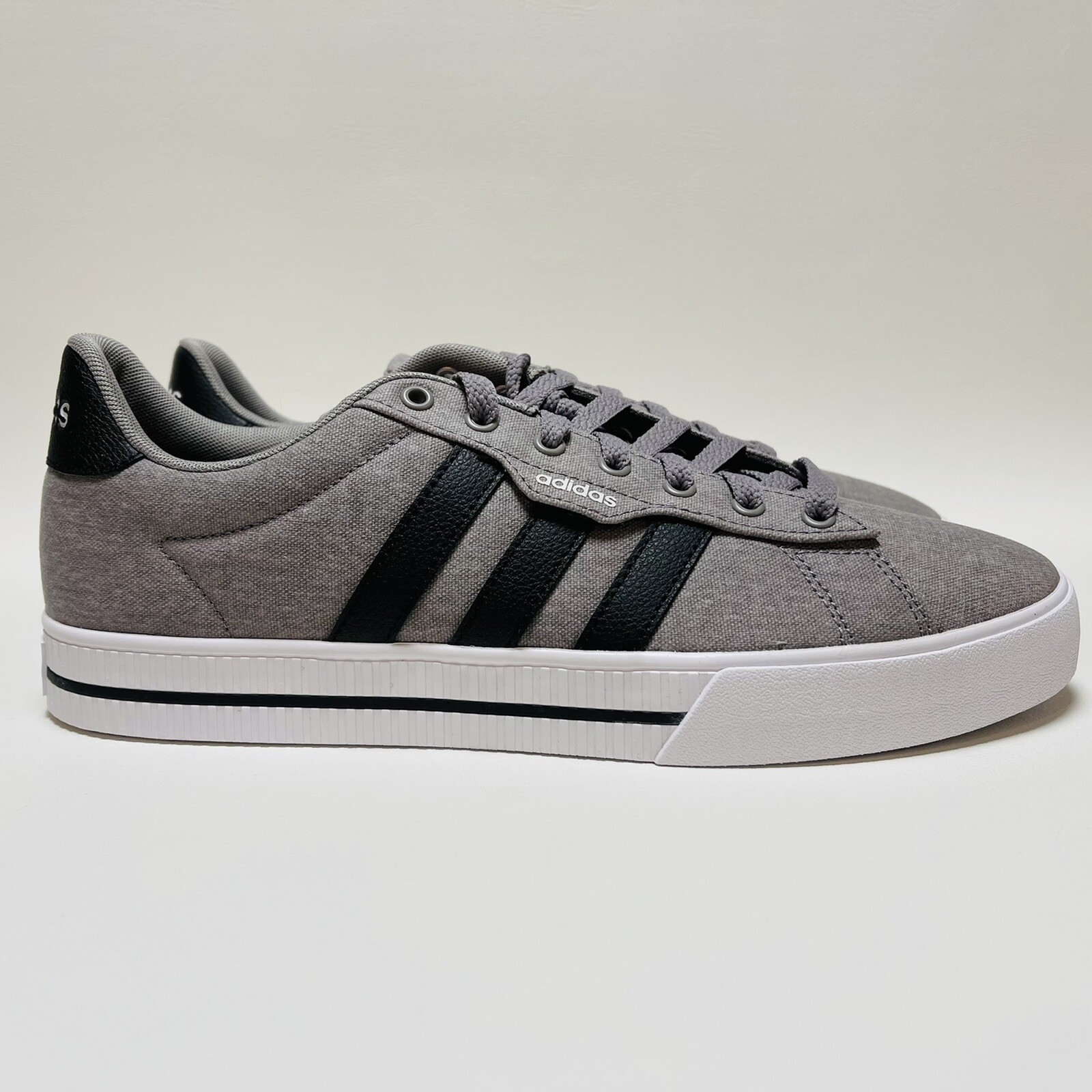 Adidas Daily 3.0 Skateboarding Shoes Men Athletic Sneakers Grey White ...