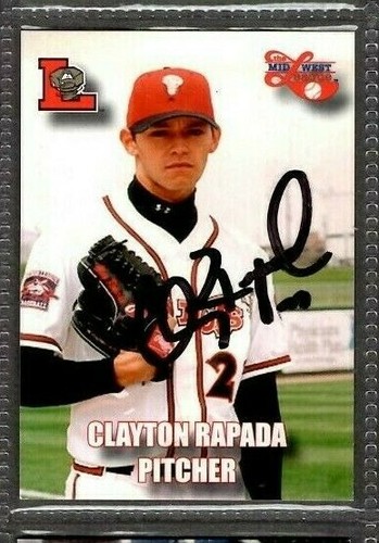 2004 Clayton Rapada Lansing Lugnuts Baseball Card signed autograph (A27 ...