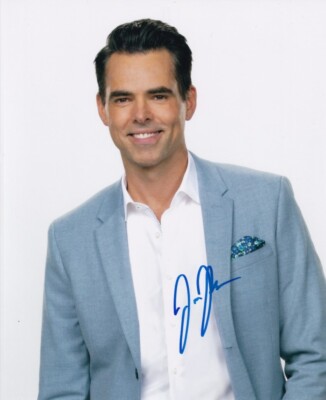 JASON THOMPSON signed Autogramm 20x25cm YOUNG AND RESTLESS in Person ...
