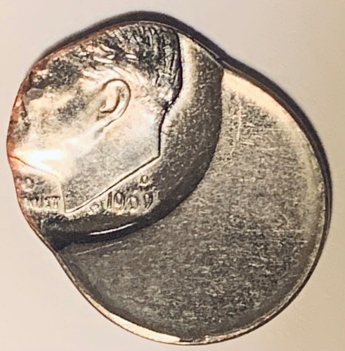 1969-D Roosevelt Dime. Off Center 50%! Exceptional Specimen With Full ...