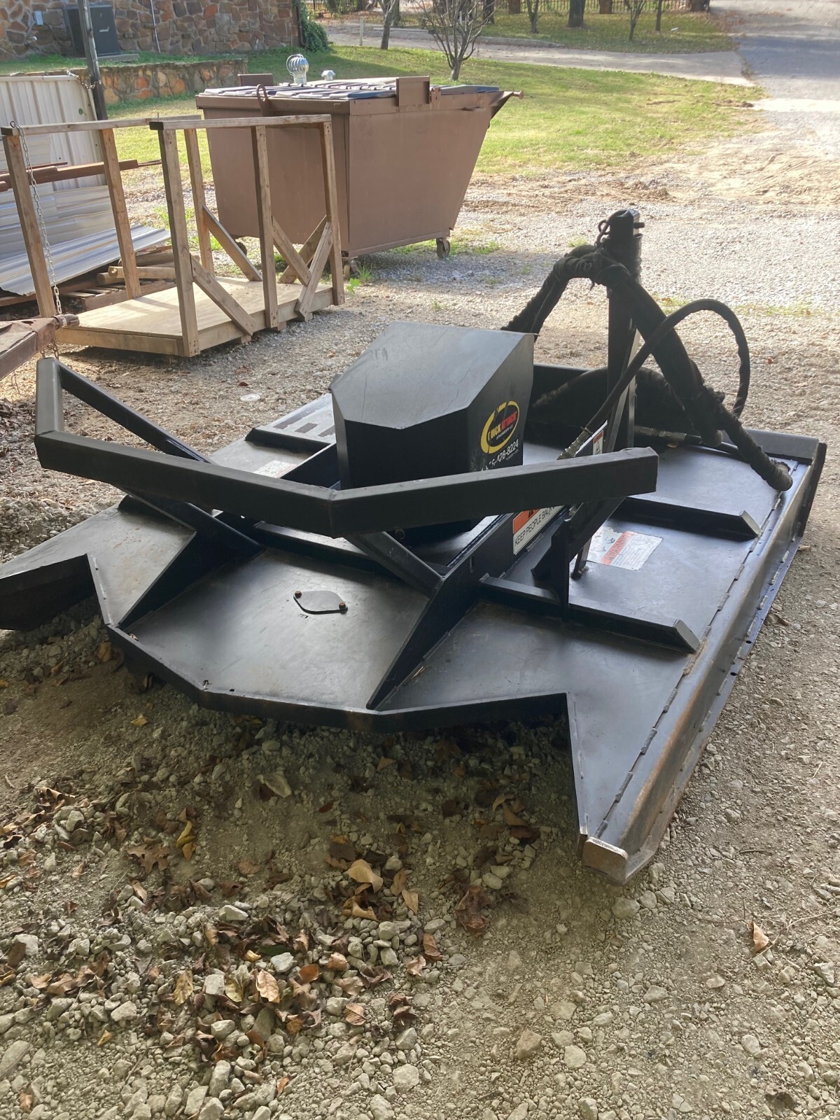 Quick Attach used high flow brush cutter for skid steer | eBay