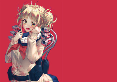 Anime boku no hero academia himiko toga fangs girls Playmat Game Mat ...