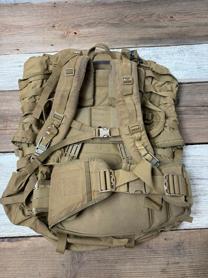USGI USMC Pack System FILBE Main Bag Rucksack Coyote Brown WITH DRY BAG ...
