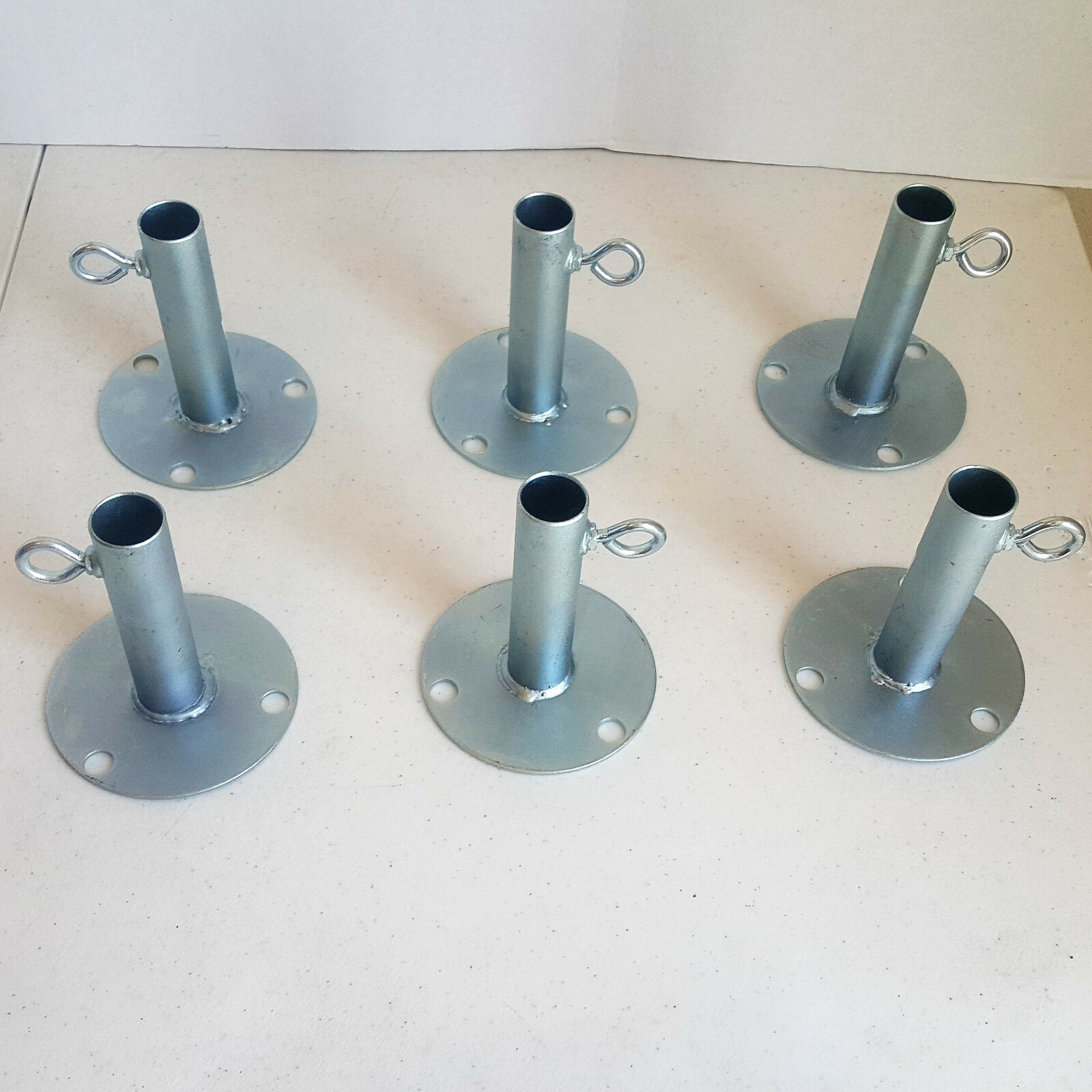 6pc Foot pads 1 5/8" Heavy Duty Fitting Canopy Carport Patio Gazebo ...