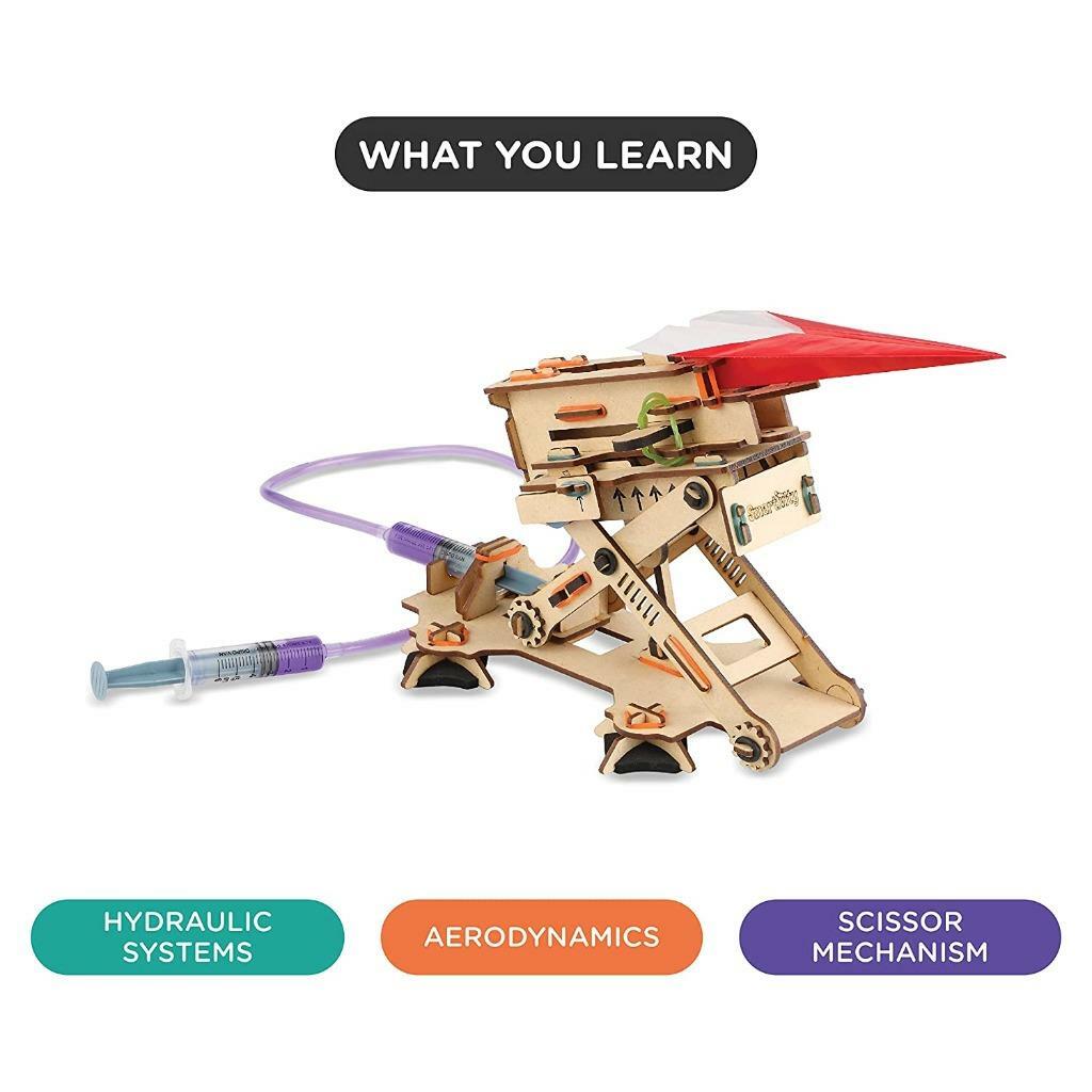 Low Cost Learn Create with Science Knowledge Hydraulic Plane Launcher ...