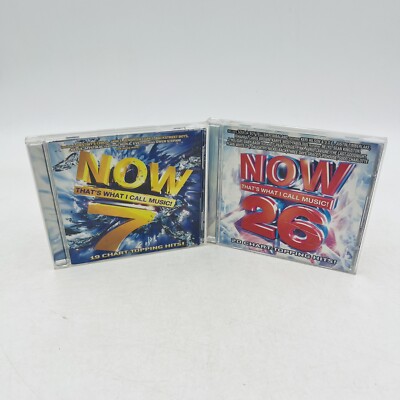 2 CD Lot: NOW That's What I Call Music! (Volumes 7 & 26) 888751250628 ...