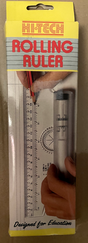 Vintage Hi-Tech Rolling Ruler (8") | eBay
