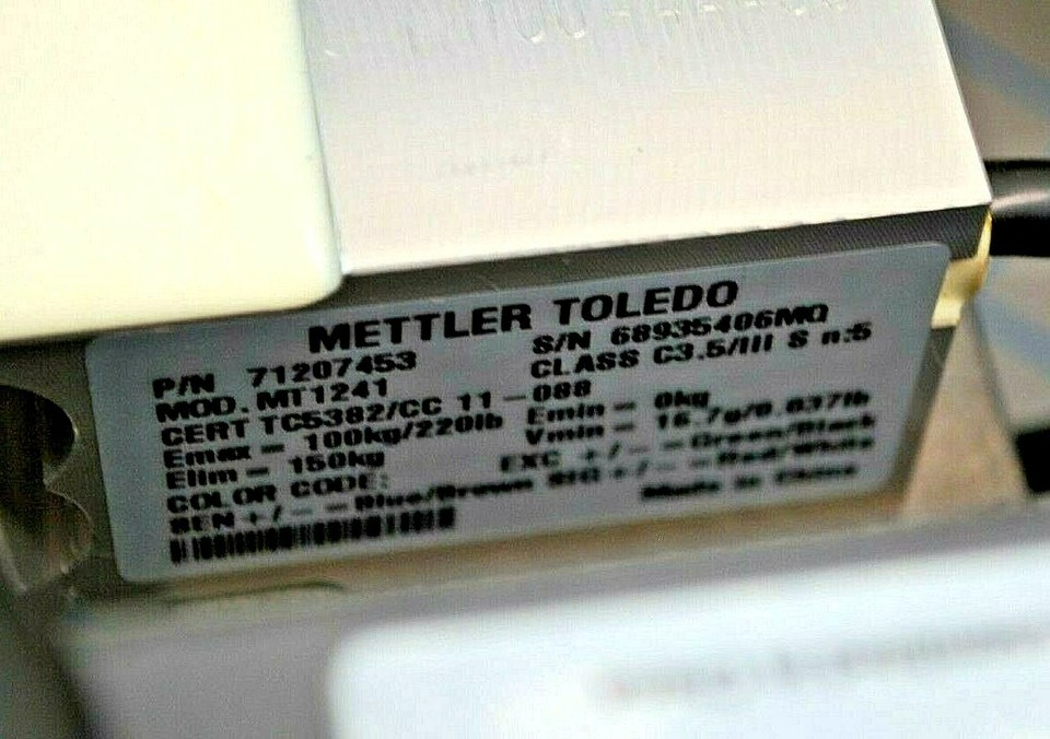 D31P60BR / DEFENDER 3000 T31P BENCH SCALE METTLER TOLEDO MT1241 D60BR ...