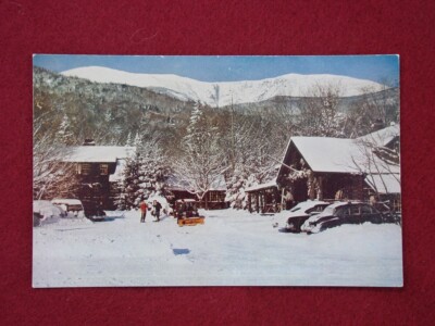Pinkham Notch NH Vintage Winter AMC Camp Postcard | eBay