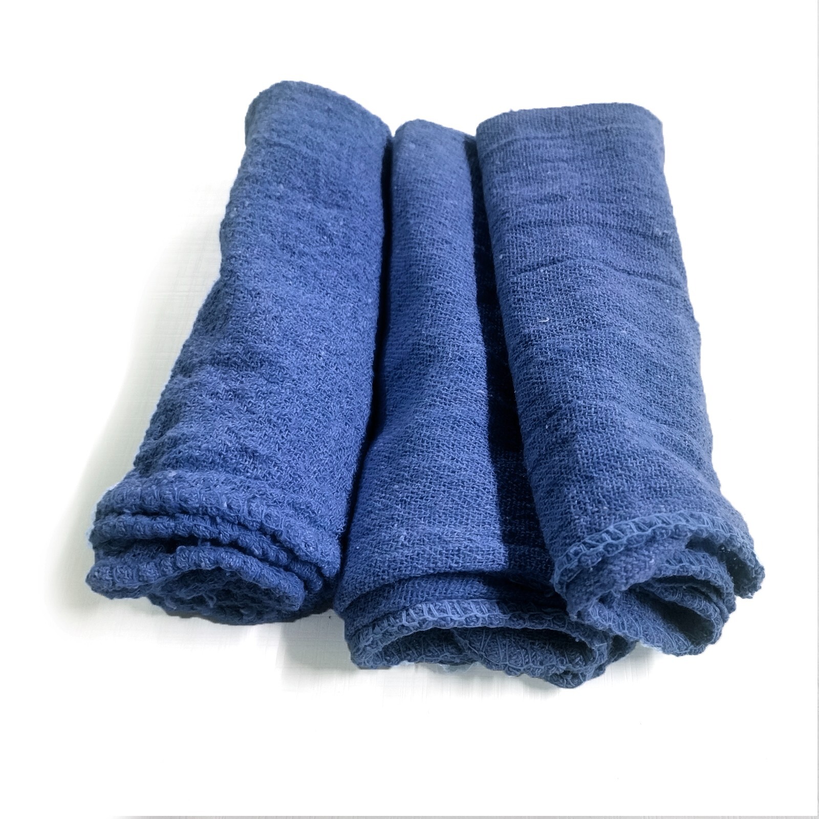 New Industrial A-Grade Shop Rags, Cleaning Towels Blue Multipurpose ...