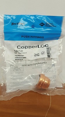 Push Fit Tube Cap Cu 3/4,No 10170890, Elkhart Products-LOT OF 5 | eBay