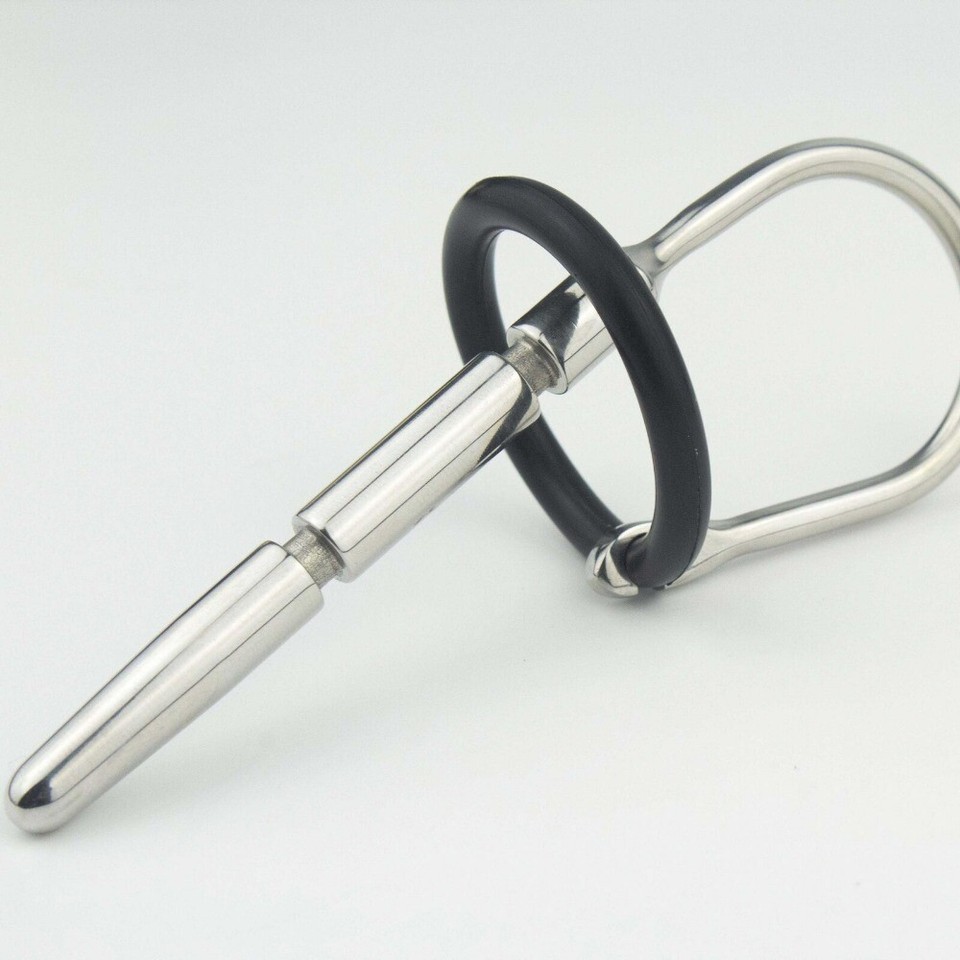 Male Stainless Steel Beads Long Urethral Plug Sounding Penis Plug Rod ...