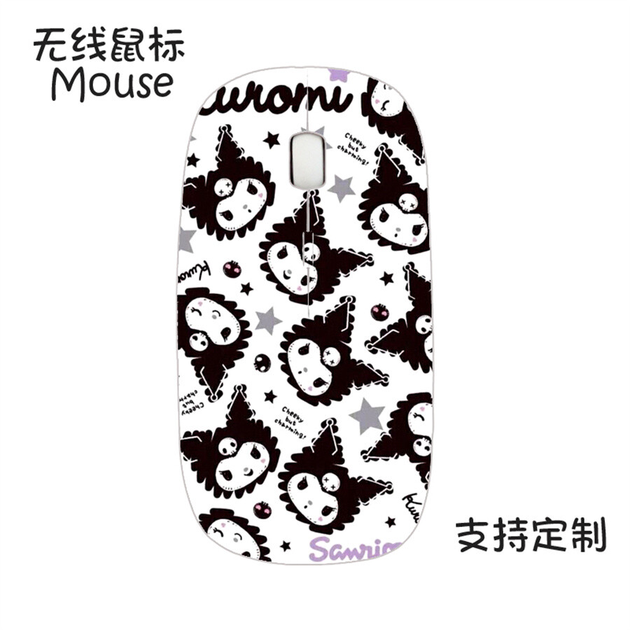 Cartoon Kuromi USB Wireless Mouse Computer Notebook PC Laptop Mouse ...