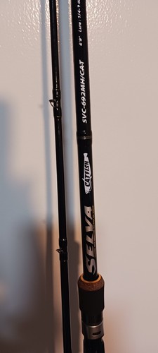 Major Craft 2pc 6" 9" Medium-Heavy Catfish Baitcast Rod Fuji Guides ...
