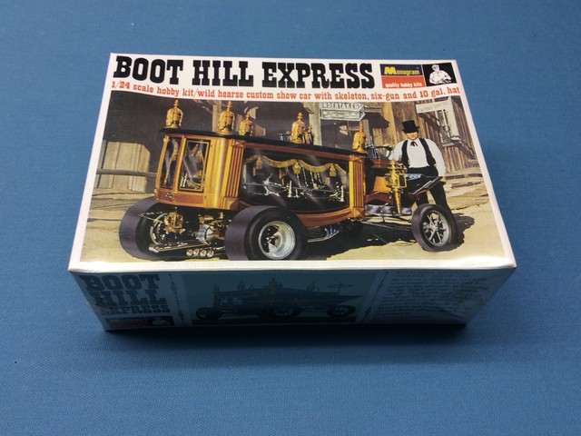 Vintage 1967 Boot Hill Express Model Kit HEMI Hearse Custom Show Car ...