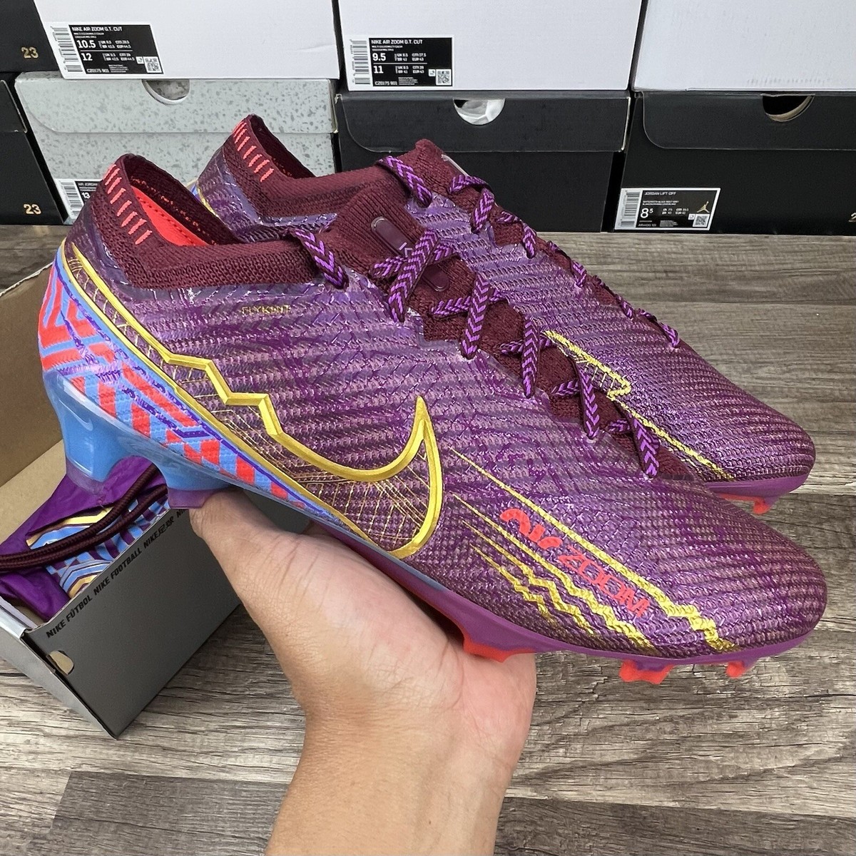 Nike Elite Purple And Gold