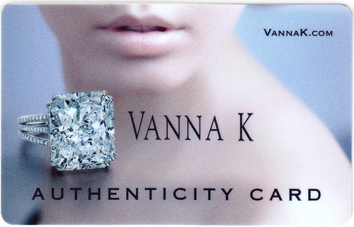 Fancy Vanna K Round Brilliant Semi Mount; 18K White Gold G VS. Any Size ...