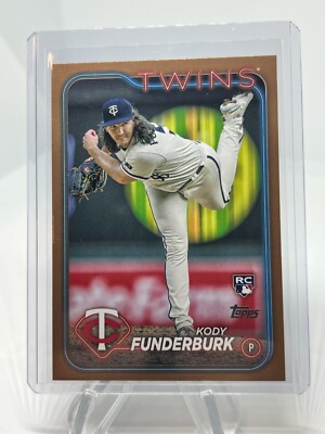 2024 KODY FUNDERBURK Topps Series 2 Gold /2024 Minnesota Twins Rookie ...