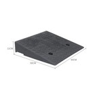 2 x Heavy Duty Rubber Kerb Ramps Driveway Car Vehicle Threshold Ramp ...