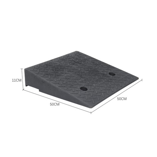2 x Heavy Duty Rubber Kerb Ramps Driveway Car Vehicle Threshold Ramp ...