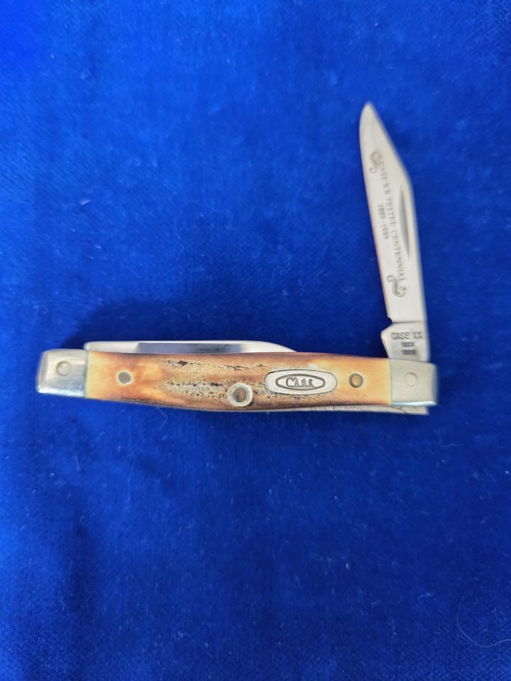 Case XX USA 1889-1989 Centennial 5233 SS Stag Pen Knife Small NWOB | eBay