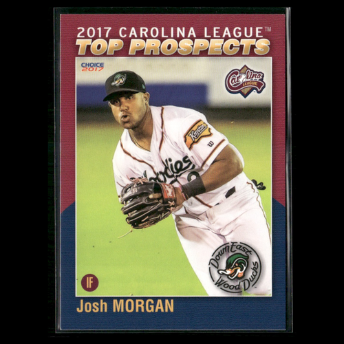 Josh Morgan 2017 Carolina League Top Prospects Baseball Card MLB NM | eBay