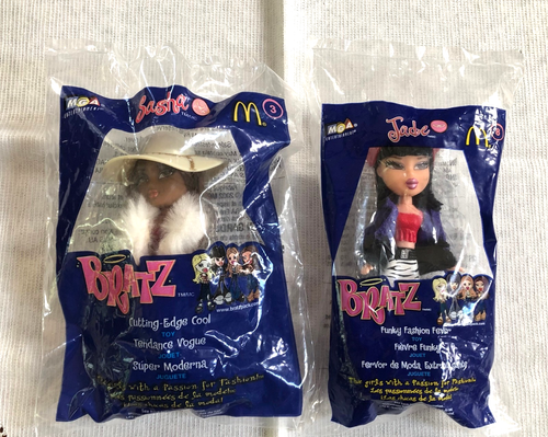 2002 LOT OF 2 McDONALD'S BRATZ DOLLS "SASHA" #3 & "JADE" #8 TOY MIP | eBay