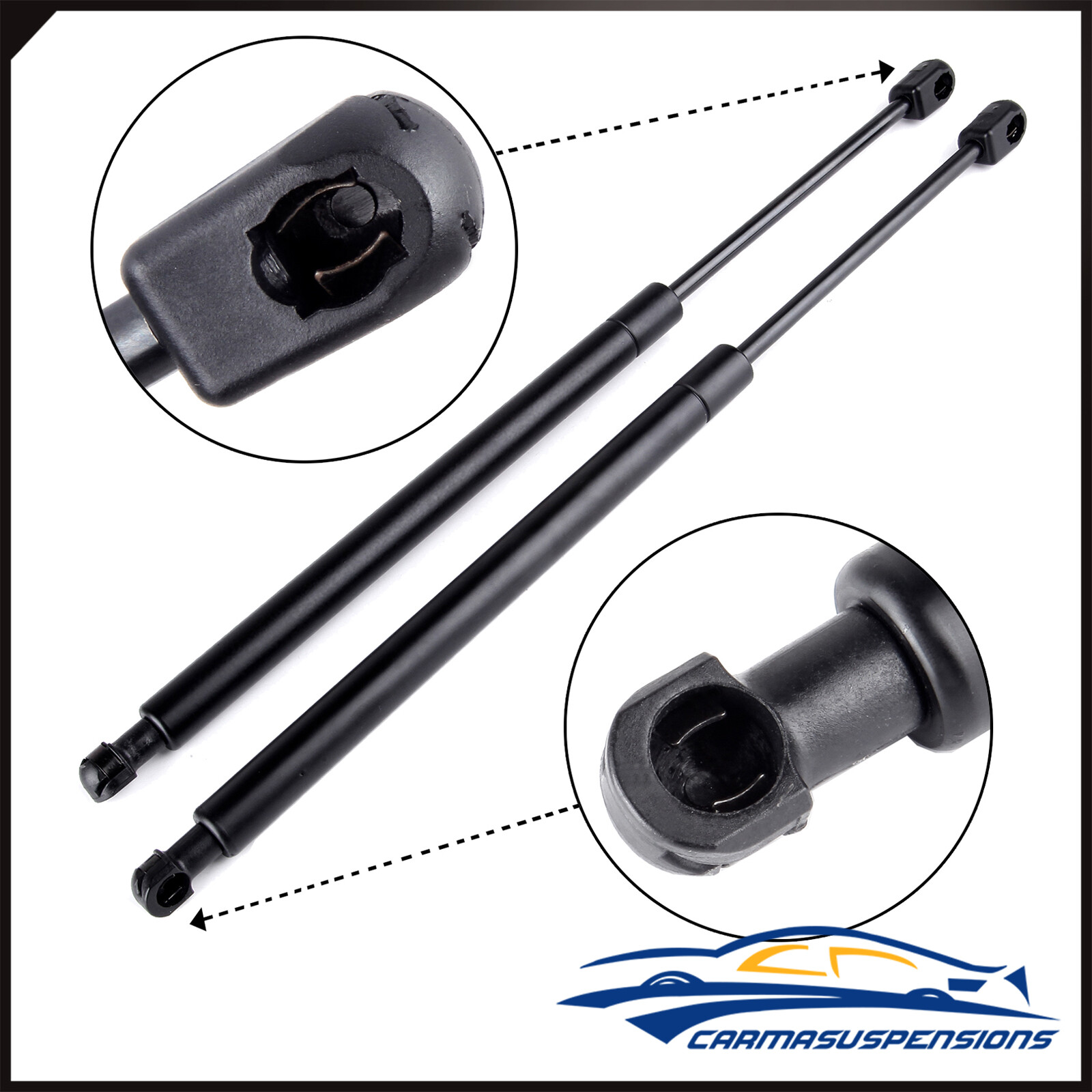 Set of 2 Rear Trunk Lift Supports Gas Struts Shocks Fits 2005-2010 ...