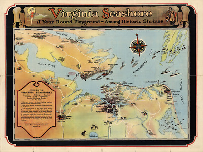 Reproductions - Map Of Virginia