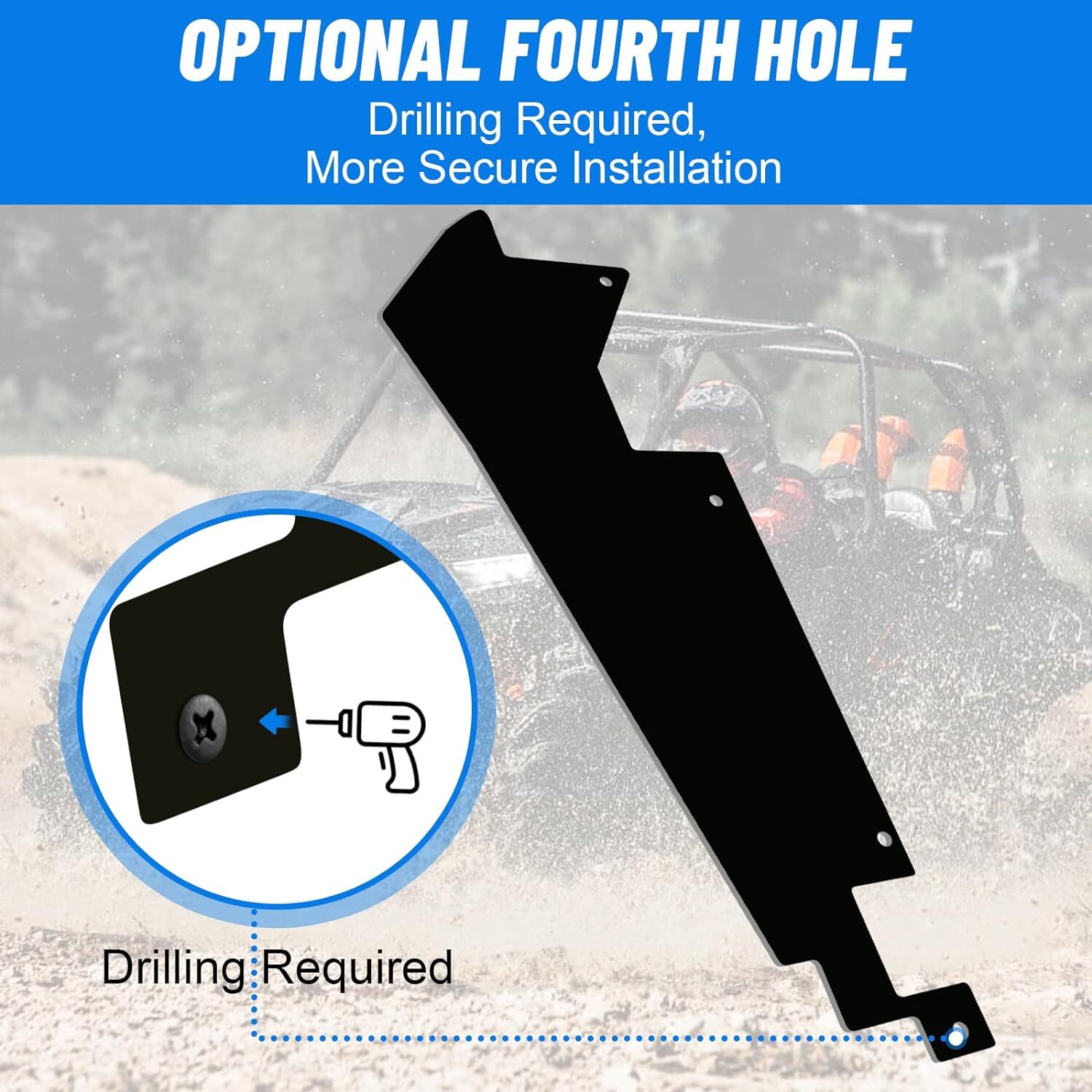 StarknightMT PRO XP Rear Wheel Well Block Offs for Polaris RZR PRO XP ...