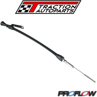 LS Engine Dipstick, Black Braided Stainless Steel, Chev ,Holden LS ...