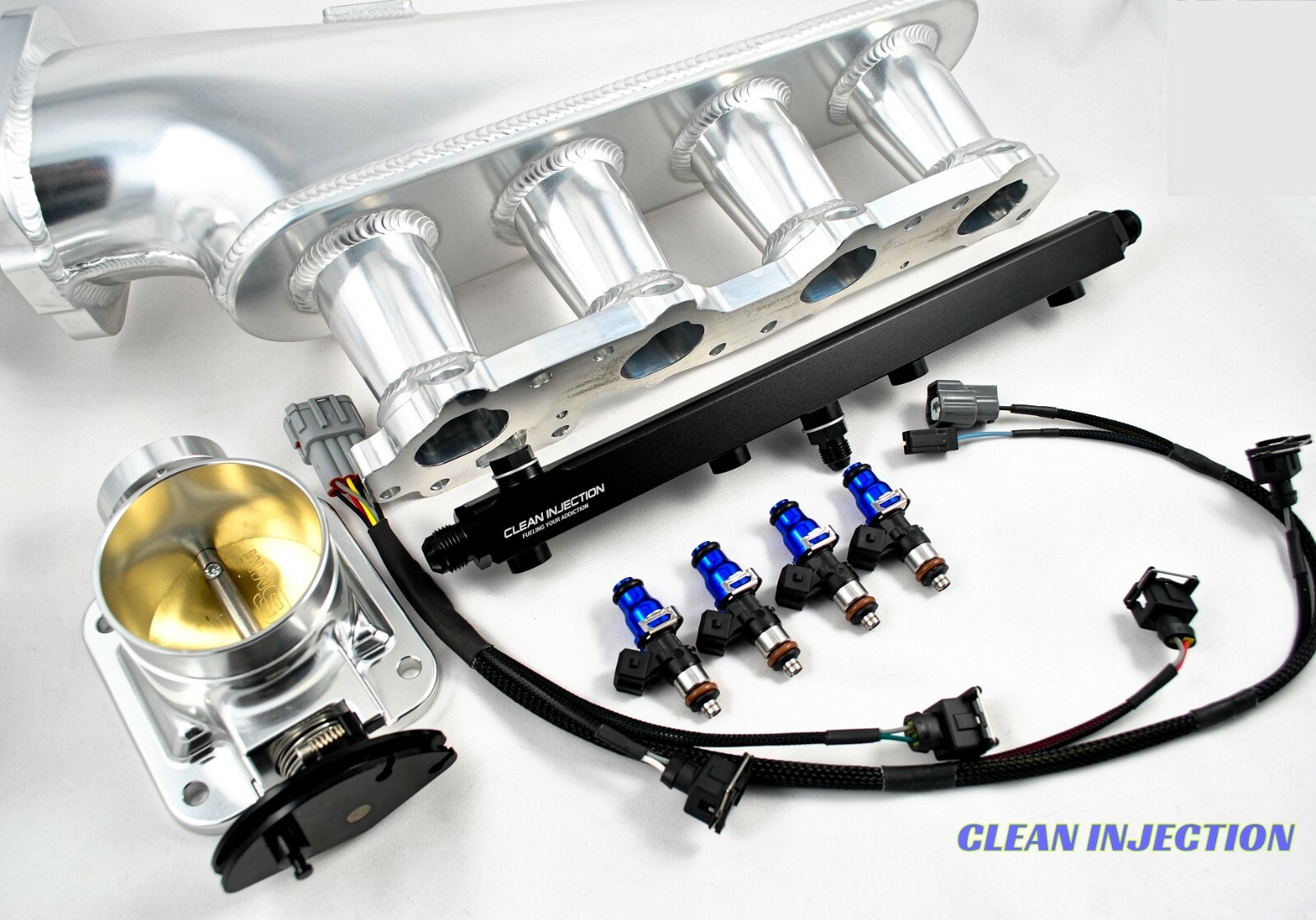 Fits Nissan SR20DET sr20 S14 S15 Bosch 1500cc fuel injectors intake ...