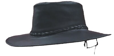 MOUNTAIN MAN RONDEZVOUS JEREMIAH JOHNSON HAT TRAPPER HUNTER LEATHER ...