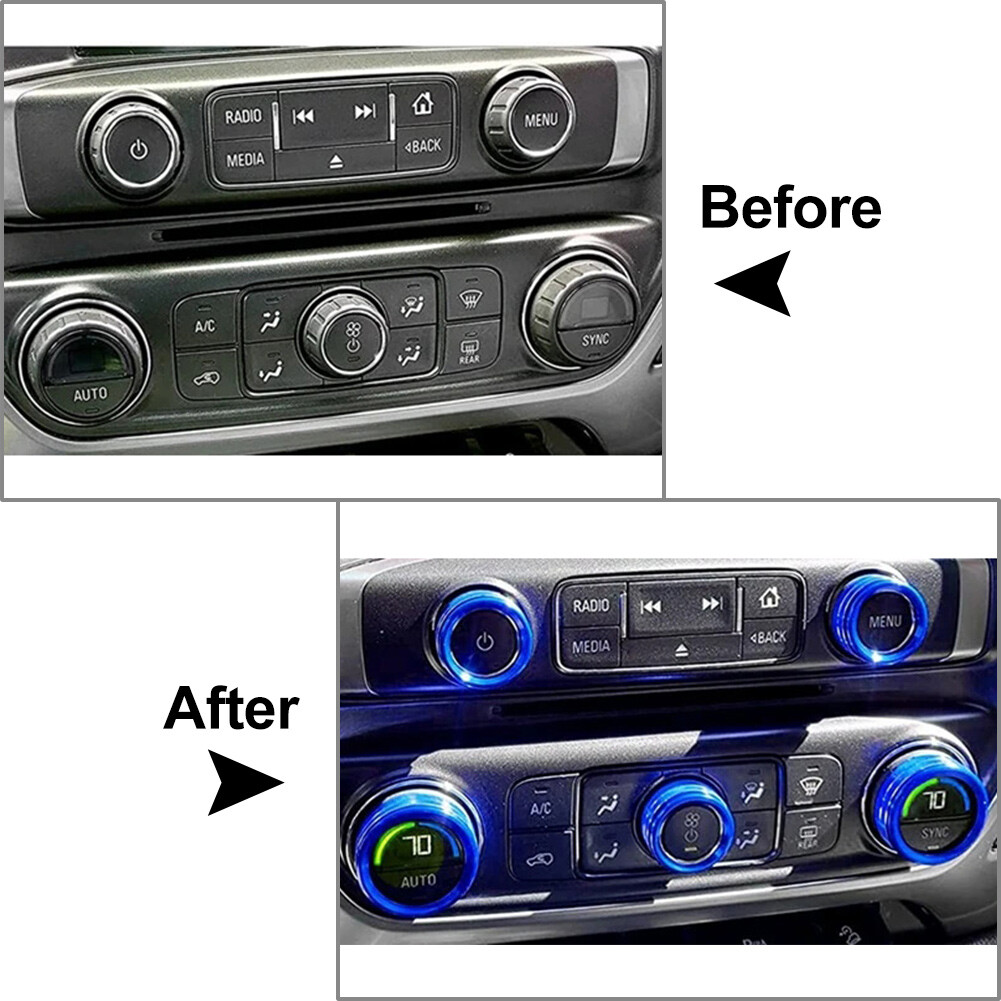 Air Conditioner Switch Button Knob Trim For Chevrolet Silverado For GMC ...