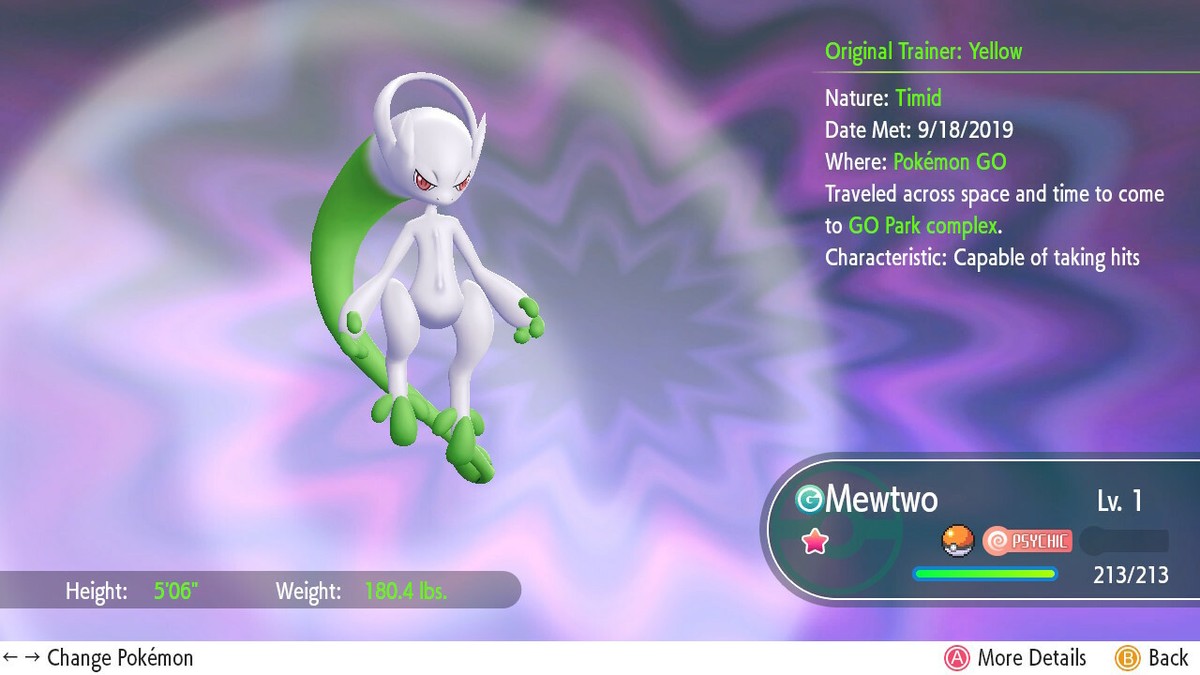 Shiny Mega Mewtwo Pokemon