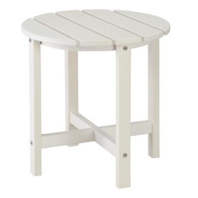 Round Outdoor Patio Deck Portable Side Corner Table for Adirondack ...