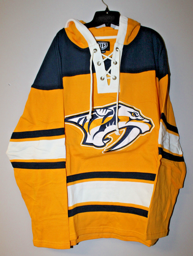 New NHL Nashville Predators old time jersey style midweight cotton ...