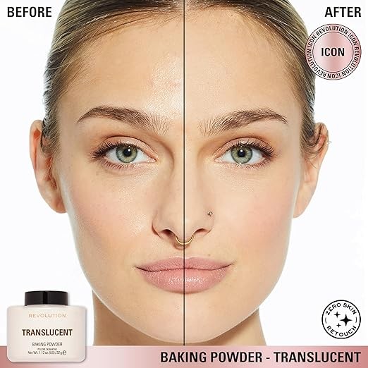 Revolution Beauty London, Loose Baking Powder, Prolongs Makeup Wear ...