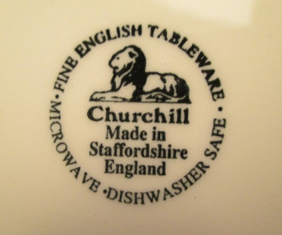 SET OF FIVE CHURCHILL England Georgian Collection "Finlandia" 9" SOUP ...