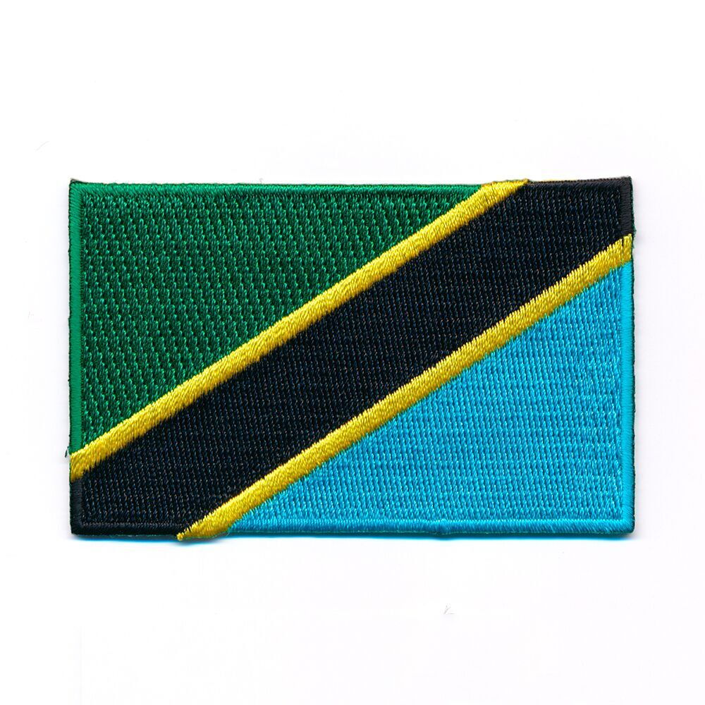 3 Tansania Afrika Flaggen Dodoma Flags Serengeti Aufnäher Aufbügler Set ...