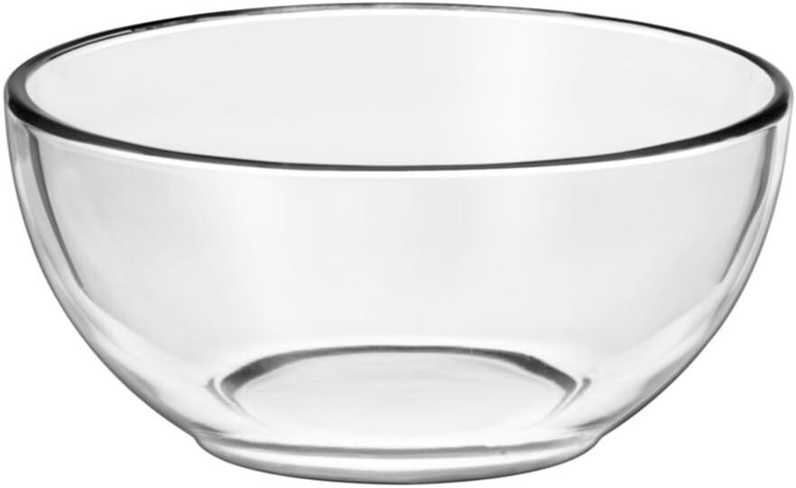 Contemporary 12-Pack Clear Glass Cereal Bowls - Perfect for Foodie ...
