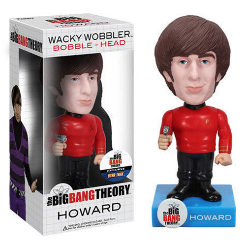 BIG BANG THEORY Star Trek Howard Wacky Wobbler BobbleHead Head Bobble ...