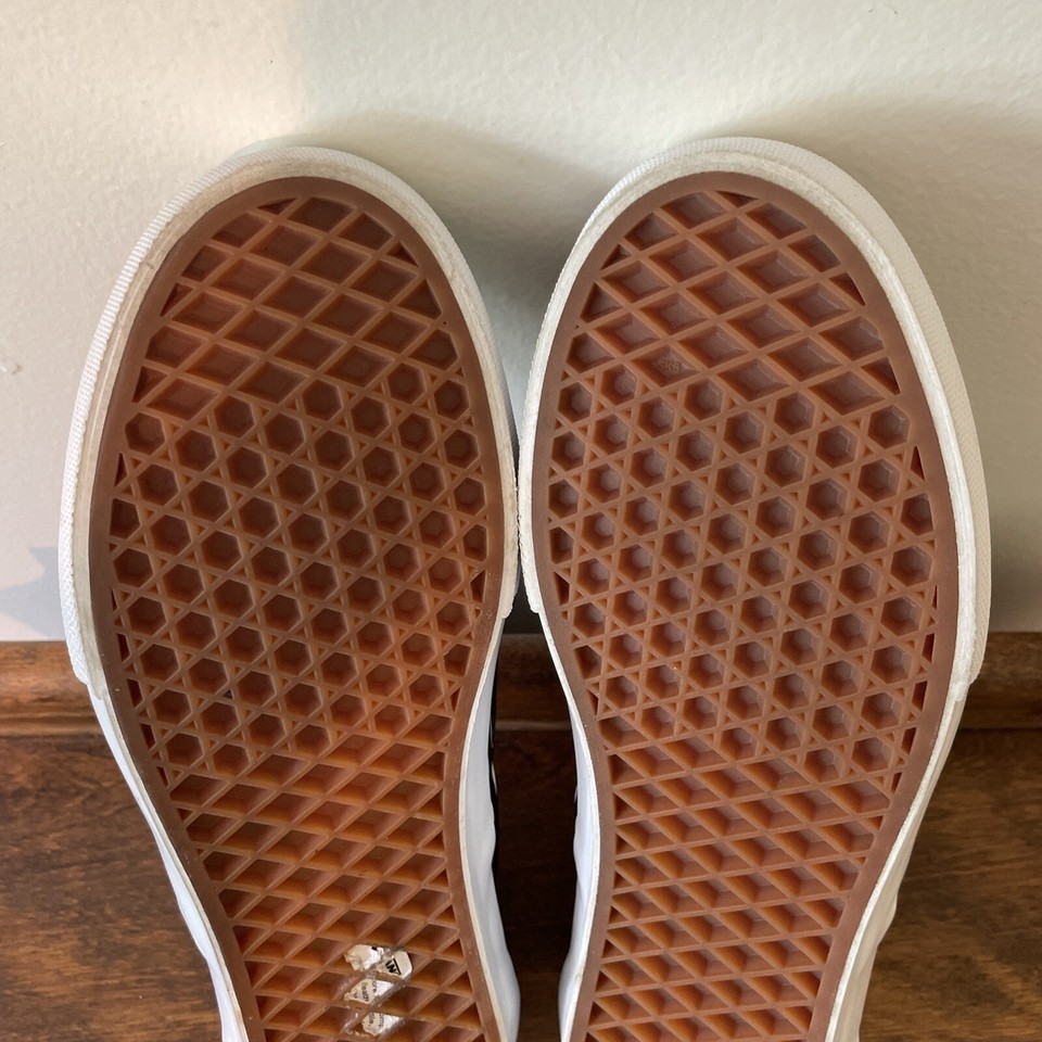 VANS Skate Slip-On Shoes Black Suede Pop Cush Men's 8. - MINT | eBay