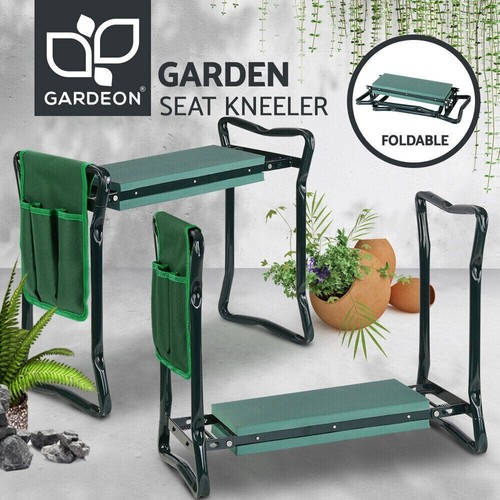 3-in-1 Garden Kneeler Padded Seat Stool Outdoor Bench Knee Pad Foldable ...